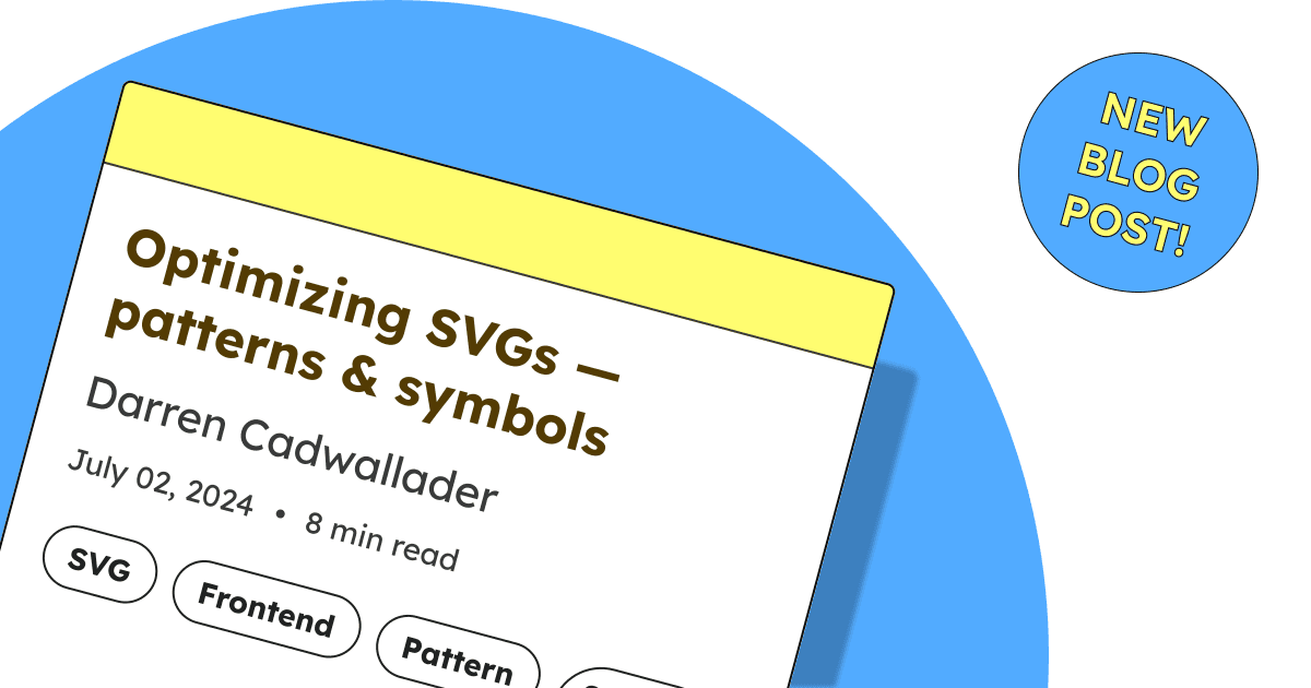 Optimizing SVGs — patterns & symbols | bitcrowd blog